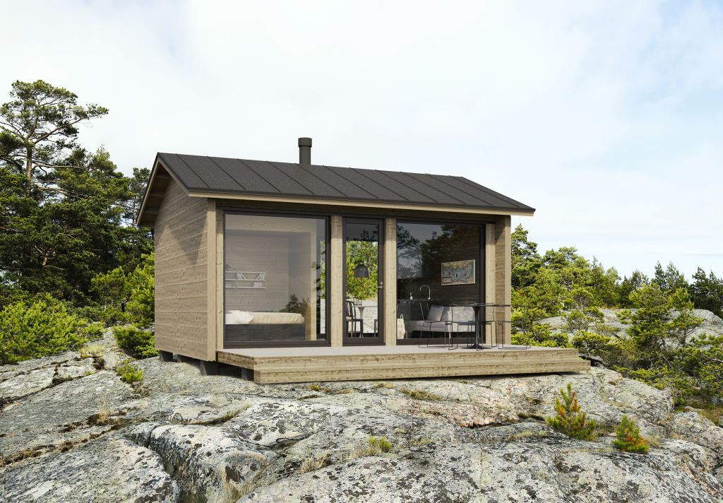 Kontio Attefallshus - Smart planlösning och stilren design / Kontio