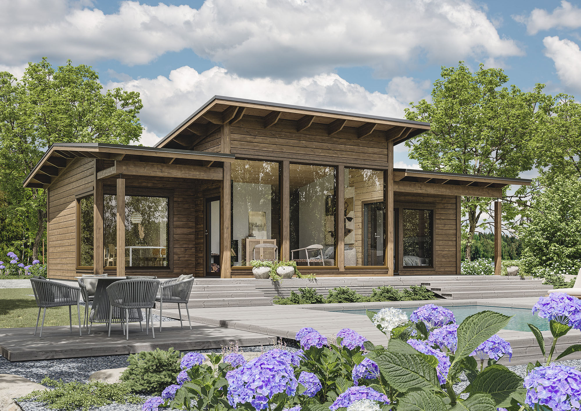 Sinitaivas 66 - Log cabin / Kontio